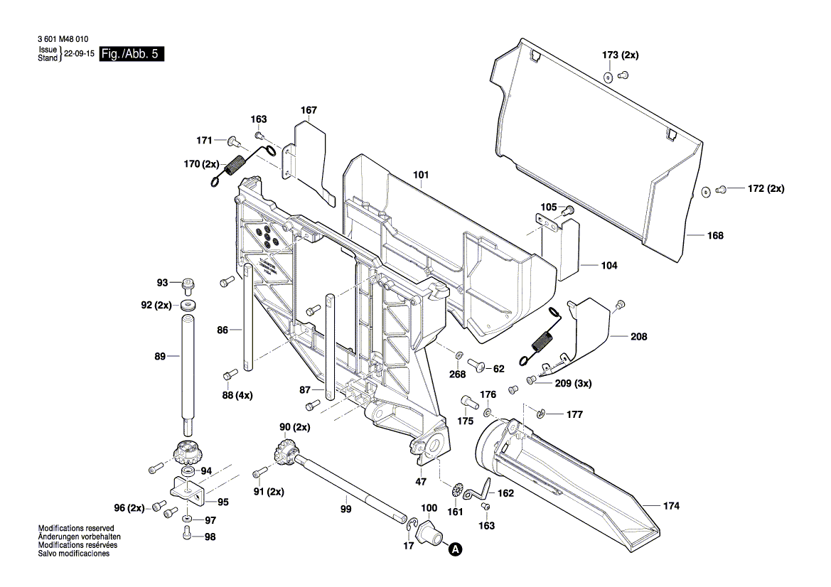 New Genuine Bosch 1609B07015 Warning Label